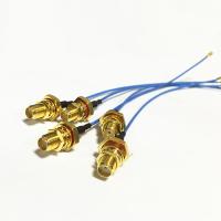 China 12cm Grey SMA Male to IPEX Pigtail Cable 50 Ohm RG178 UFL Extension Connector Wire Booster for sale