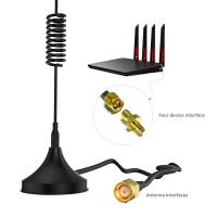 China 5G Antenna RG174 100cm Cable 7dBi Gain 3300-5000MHz Custom Connector for sale