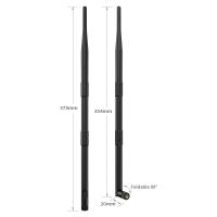 China Long Range 9dBi Outdoor WiFi Antenna 5.8G 2.4G SMA Rubber Antenna for Wireless Receiver for sale