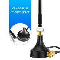 China Outdoor Dual Band MIMO Magnetic Base Antenna 600-2700MHz 10dBi for LTE 5G 4G for sale