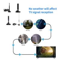 China Yetnorson 75 Ohm 25dBi DVB-T2 UHF VHF Outdoor Amplified HDTV Antenna 4K HD Digital TV Antenna 330x300mm for sale
