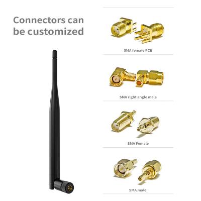 China Outdoor Dual Band 5dBi WiFi Antenna 2.4GHz 5GHz 5G LTE Booster with SMA Connector for sale