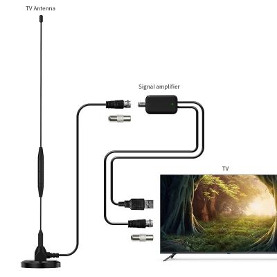 China 50W Input Power VHF/UHF 40-890MHz Outdoor Digital TV Antenna Signal Booster 25dBi Gain for sale