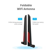 China Dual Band 4G LTE WiFi Router Antenna 2.4GHz 5GHz 3-5dBi Omnidirectional Rubber Duck for sale