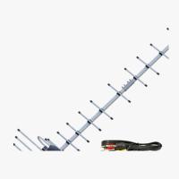 China Yetnorson VHF174-230 UHF470-862 28dBi HD Digital TV Antenna Indoor Outdoor Roof Mount for sale
