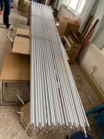 China 35mm VHF Fiberglass Boat Antenna 156-163MHz 5.2M 93 Stages Marine Radio for sale