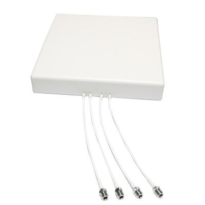 China N-Female Connector 50 Ohm Abs Panel Antenna for Horizontal 80° Half-Power Lobe Width for sale