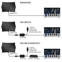 China Indoor Digital TV Antenna VHF 174-230MHz UHF 470-862MHz 28dBi Gain Amplifier Signal Booster for sale