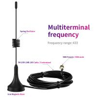 China RG316 10dBi Magnetic Base 4G 3G 2G GSM GPRS Communication Antenna 600-2700MHz for sale