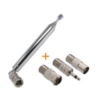 China Yetnorson 6dBi Dual Band VHF UHF Wireless FM Transceiver Telescopic Antenna BNC Male 50ohm for sale