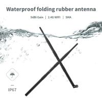 China 10dBi Dual Band WiFi Antenna 2.4G 5.8G RP-SMA for Router Indoor 48mm for sale