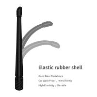 China Stubby Car Auto Antenna AM/FM Radio Aerial 17cm 5dbi Gain VSWR 1.5 Screw Type PVC for sale