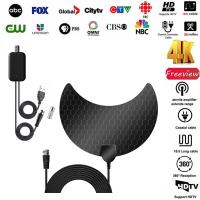 China CE FCC ROHS Certified 28dBi Long Range Wireless Indoor TV Antenna Signal Booster VHF UHF 3m Cable for sale