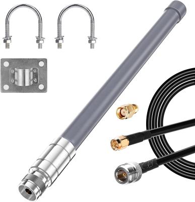 China Outdoor Waterproof Omni Fiberglass LoRa Antenna 433MHz 868MHz 915MHz 9dBi for sale