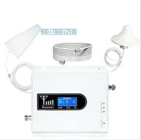 China Dual Band 900 1800 2100 MHz GSM 3G 4G Mobile Signal Booster Repeater Amplifier 5-16 dBi Gain for sale