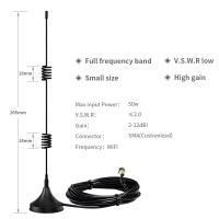 China 433MHz Magnetic Base Suction Antenna 50 Ohm Input Impedance VSWR 2.0 for Ham Radio for sale