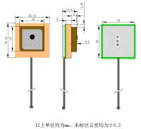 China DC3.3-5.0V R.H.C.P Polarization Mobile GNSS Anti-Jamming GPS Antenna 28dBi IP65 for sale
