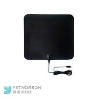 China Indoor Window Paste HDTV Antenna 75 Ohm 30dBi Gain VHF UHF Digital TV Antenna for sale