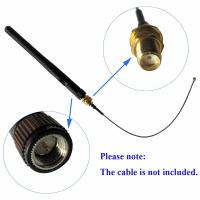 China 2.4G Omni WiFi Antenna 3dBi 2km Range SMA Male for Long Range Wireless Connection for sale