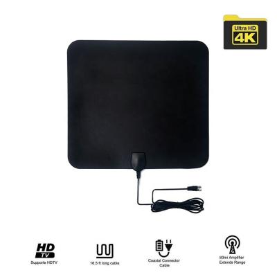 China HD UHF Digital TV Antenna 30dBi Booster Amplifier F Male IEC Connector 75 Ohm for sale