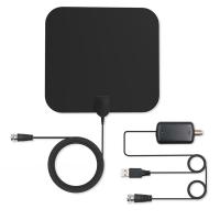 China Yetnorson High Gain Film Flat TV Antenna Digital Indoor UHF VHF 50dB Long Range Paste Mount for sale