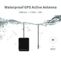 China 28dBi Gain RHCP GPS GNSS Antenna Marine Car Module DC3.3-5.0V IP67 for sale