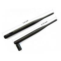 China 2.4GHz 5dBi Rubber Wifi Antenna SMA Male 195mm Long Range Wireless for sale
