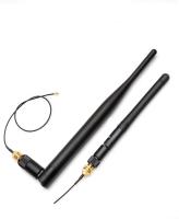 China 2.4GHz 5dBi Rubber Wifi Antenna SMA Male 195mm Long Range Wireless for sale