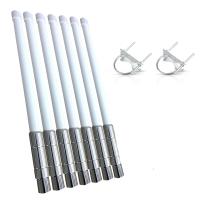 China 868MHz 12dBi Vertical Polarization LoRa Fiberglass Omni 360 RFID Whip IP67 Outdoor Antenna for sale