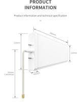 China 600-2700MHz 11dBi Dual Band GSM Antenna High Gain Log Periodic LDPA Antenna for Mobile for sale