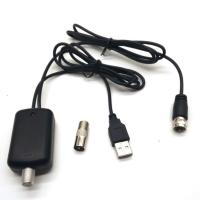 China Indoor TV Antenna 50 Miles Amplified HD Digital Adapter with IEC Connector 30g for sale