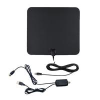 China Indoor TV Antenna 50 Miles Amplified HD Digital Adapter with IEC Connector 30g for sale