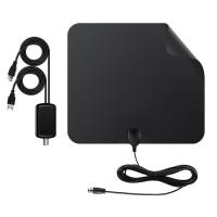 China Built-in Amplifier HDTV Digital TV Antenna 50 Mile Range 5V Supply Voltage for sale