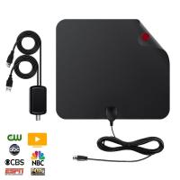 China Built-in Amplifier HDTV Digital TV Antenna 50 Mile Range 5V Supply Voltage for sale