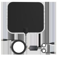 China Built-in Amplifier HDTV Digital TV Antenna 50 Mile Range 5V Supply Voltage for sale