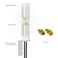 China Outdoor MIMO 4G 5G Cylinder Antenna 600-2700MHz 14dBi Gain 50W Max Input Power for sale