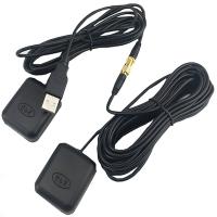 China GPS GLONASS Antenna Signal Booster USB Car Receiver 1575.42MHz 30dB Gain 5M Cable for sale