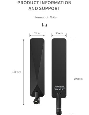 China 5 dBi Gain 4G LTE Indoor Antenna 600-2700MHz SMA Connector for High Speed Communication for sale