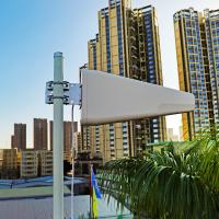 China 14dBi R.H.C.P. 4G Vertical LPDA Antenna Outdoor 600-2700MHz N-Female for sale