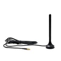 China 11cm High Definition Indoor TV Antenna Aerial 5dBi Gain Magnetic Base DVB-T for sale