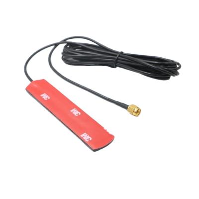 China Vertical Polarization 433 Mhz Patch Antenna with 3.5dBi Gain and Adhesive Mounting for sale