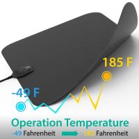 China Amplified HDTV Digital Indoor Antenna 50 Mile Range Flat TV Antenna 75 Ohm for sale