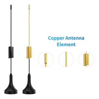 China Yetnorson 868 MHz 3 dBi Outdoor Long Range Signal Booster Spring Loop Base Magnetic Antenna 50 Ohm for sale