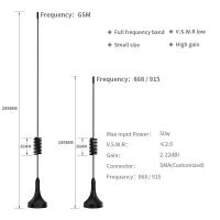 China Yetnorson 868 MHz 3 dBi Outdoor Long Range Signal Booster Spring Loop Base Magnetic Antenna 50 Ohm for sale