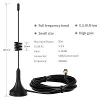 China High Gain Outdoor Wireless Spring Helical Loop 433mhz Antenna with Magnetic Mounting for sale