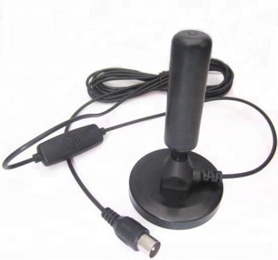 China Digital TV Antenna VHF174-230 UHF470-862MHz 5dBi Gain Magnetic Base for Indoor Truck for sale