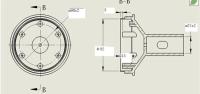 China 6 Meter Cable TNC GPS Antenna for Furuno GP32 GP35 GP36 GP37 1575.42MHz for sale