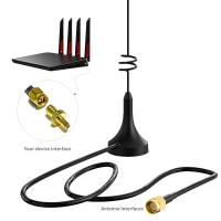 China 5G Antenna 7dBi Gain VSWR 1.5 Max Power 50W Frequency 3300-3600 4800-5000MHz Magnetic Base for sale