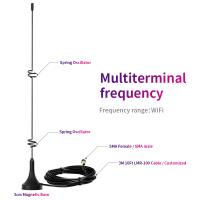 China 5G Antenna 7dBi Gain VSWR 1.5 Max Power 50W Frequency 3300-3600 4800-5000MHz Magnetic Base for sale