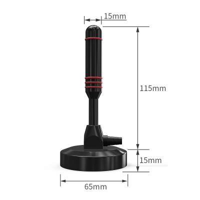 China 5dbi DVB-T Antenna for HD TV Signal 434MHz-858MHz 149.5MHz-426MHz Indoor Magnetic Base for sale